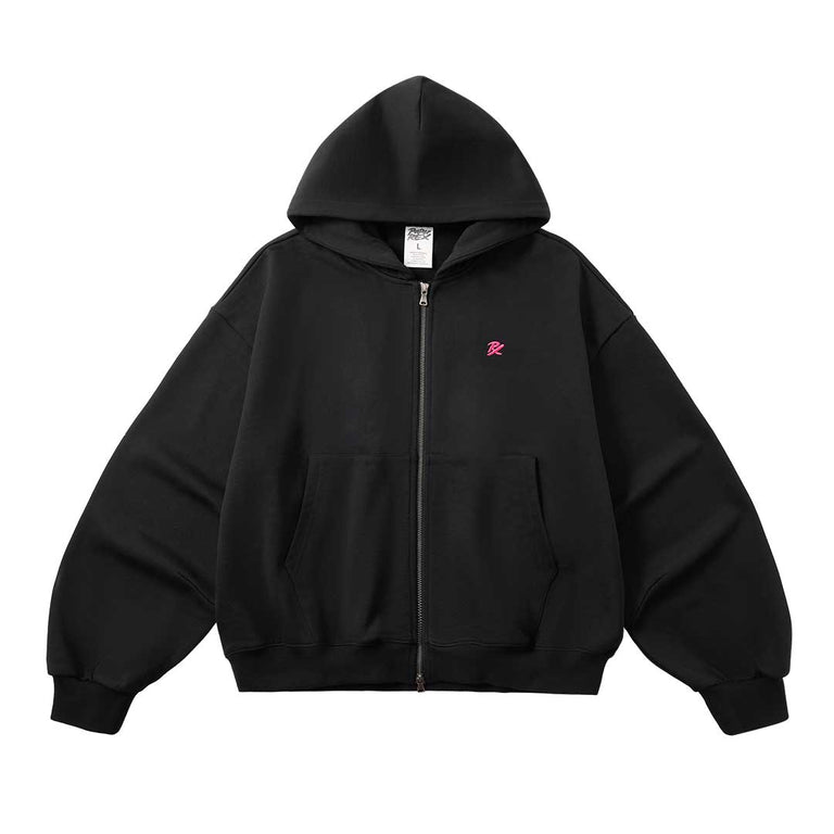 PRX Zip Hoodie Black – Paper Rex Shop