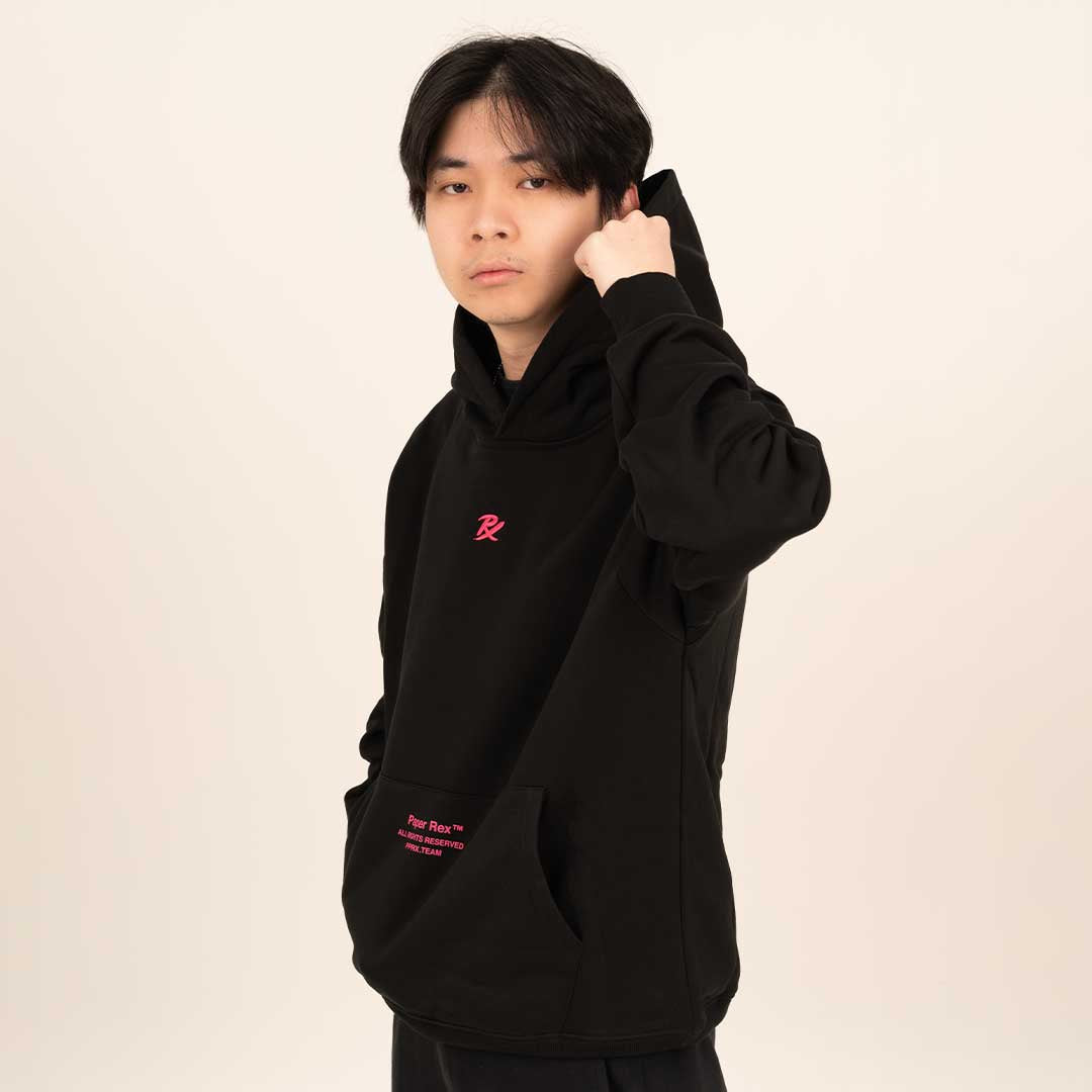 PRX Basic Black Hoodie – Paper Rex Shop