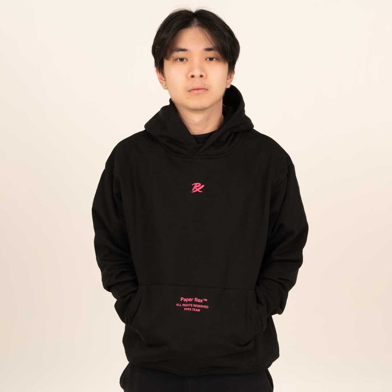 PRX Basic Black Hoodie – Paper Rex Shop