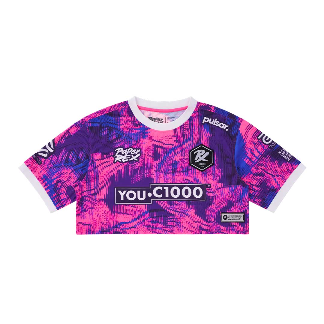 PRX Crop Jersey 2025/26 DinoGlitch – Paper Rex Shop