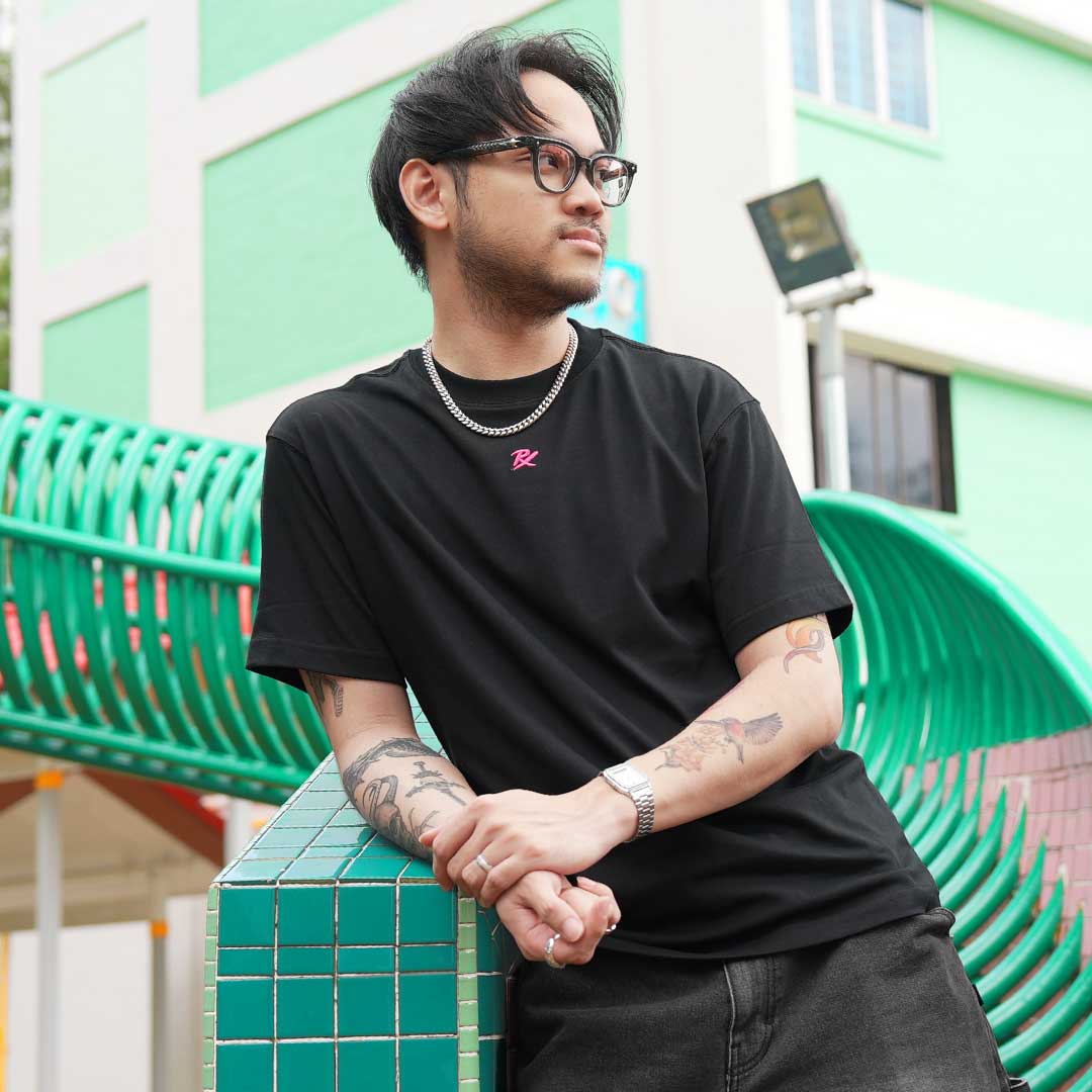 PRX Basic Black Tee – Paper Rex Shop